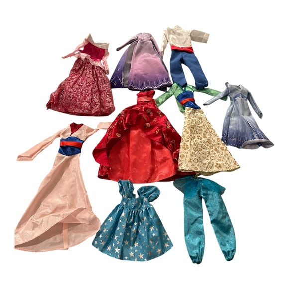 Toys | Barbie Dressup Doll Clothes Set Multicolor | Poshmark